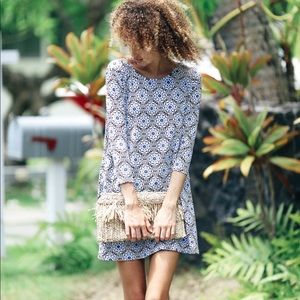 Ava Sky | Dresses | Ava Sky Dress Giada In Navy Stripes | Poshmark